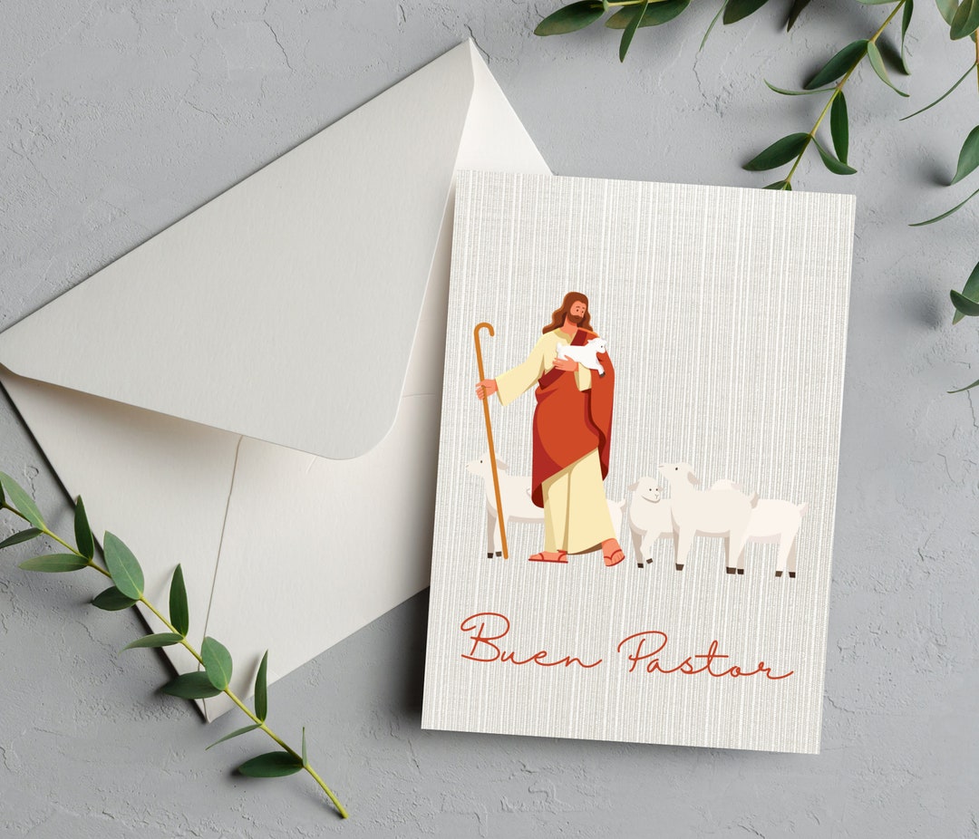 Good Shepherd Greeting Card, 5 X 7 Inches, Instant Download Pdf File ...