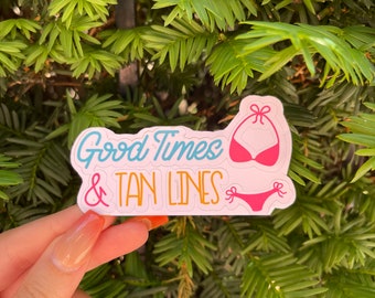 Tan Lines Sticker - Etsy