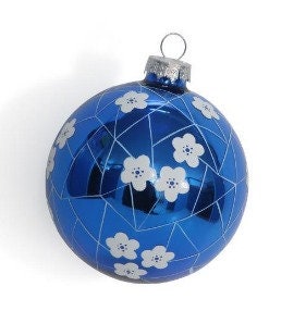 Blue and White Hand-crafted Ornaments - Etsy