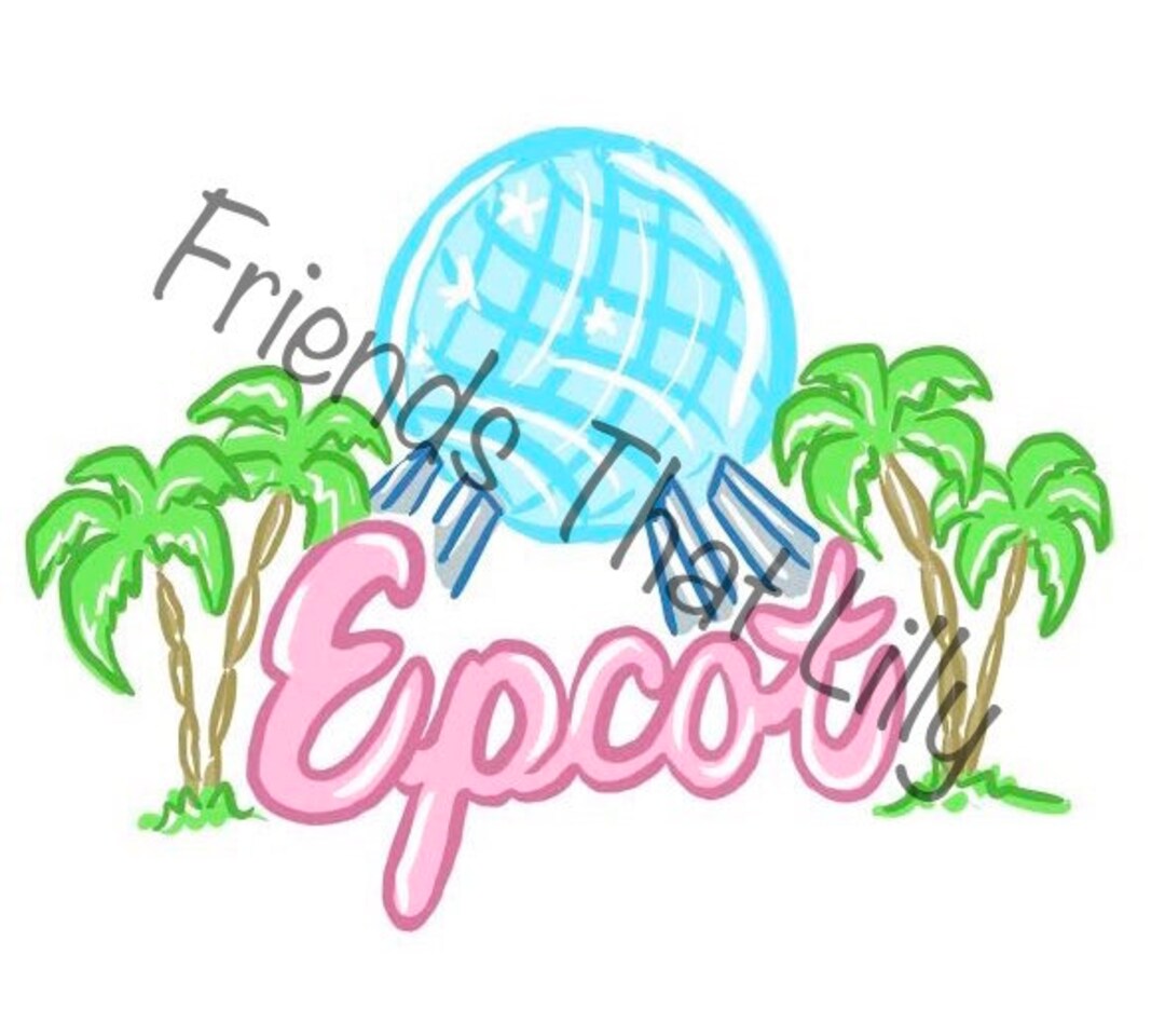 Zipper Popover: Epcot Map Design - Etsy