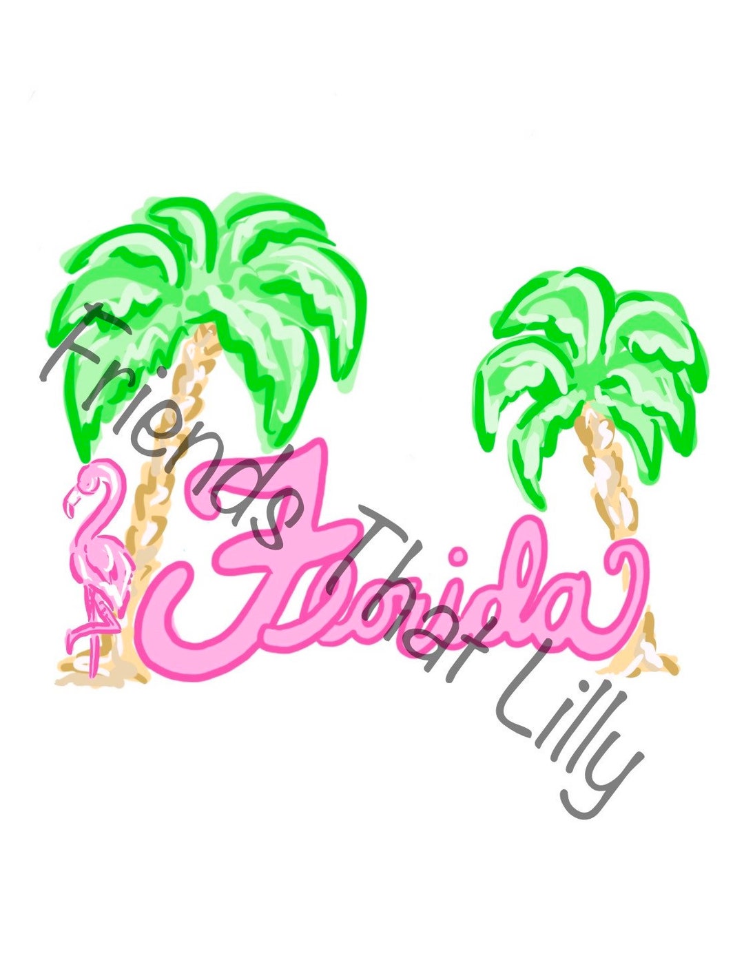 Popover: Pink Florida Map Design - Etsy