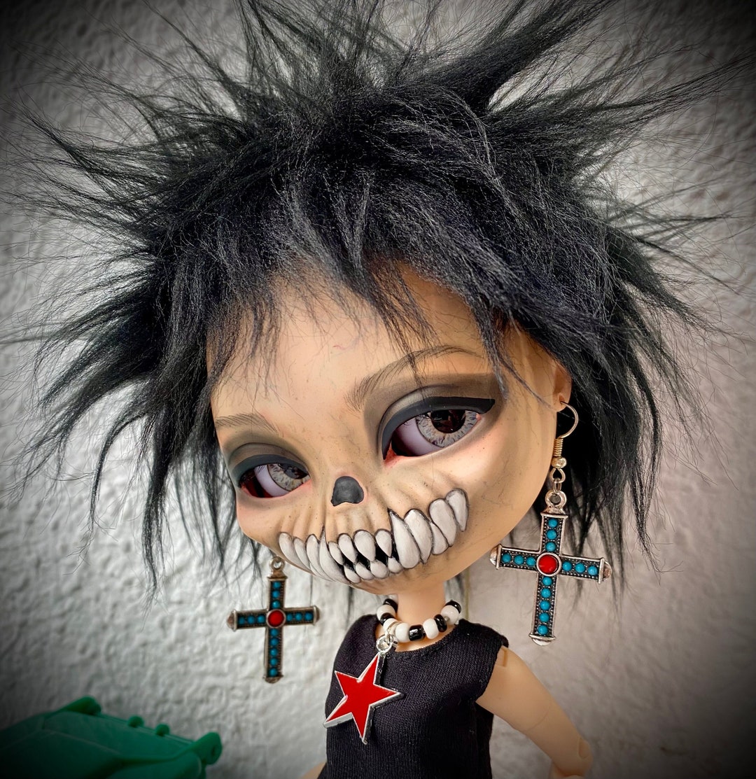 Scary Custom Blythe Doll Custom OOAK Blythe Factory Blythe Collectible ...