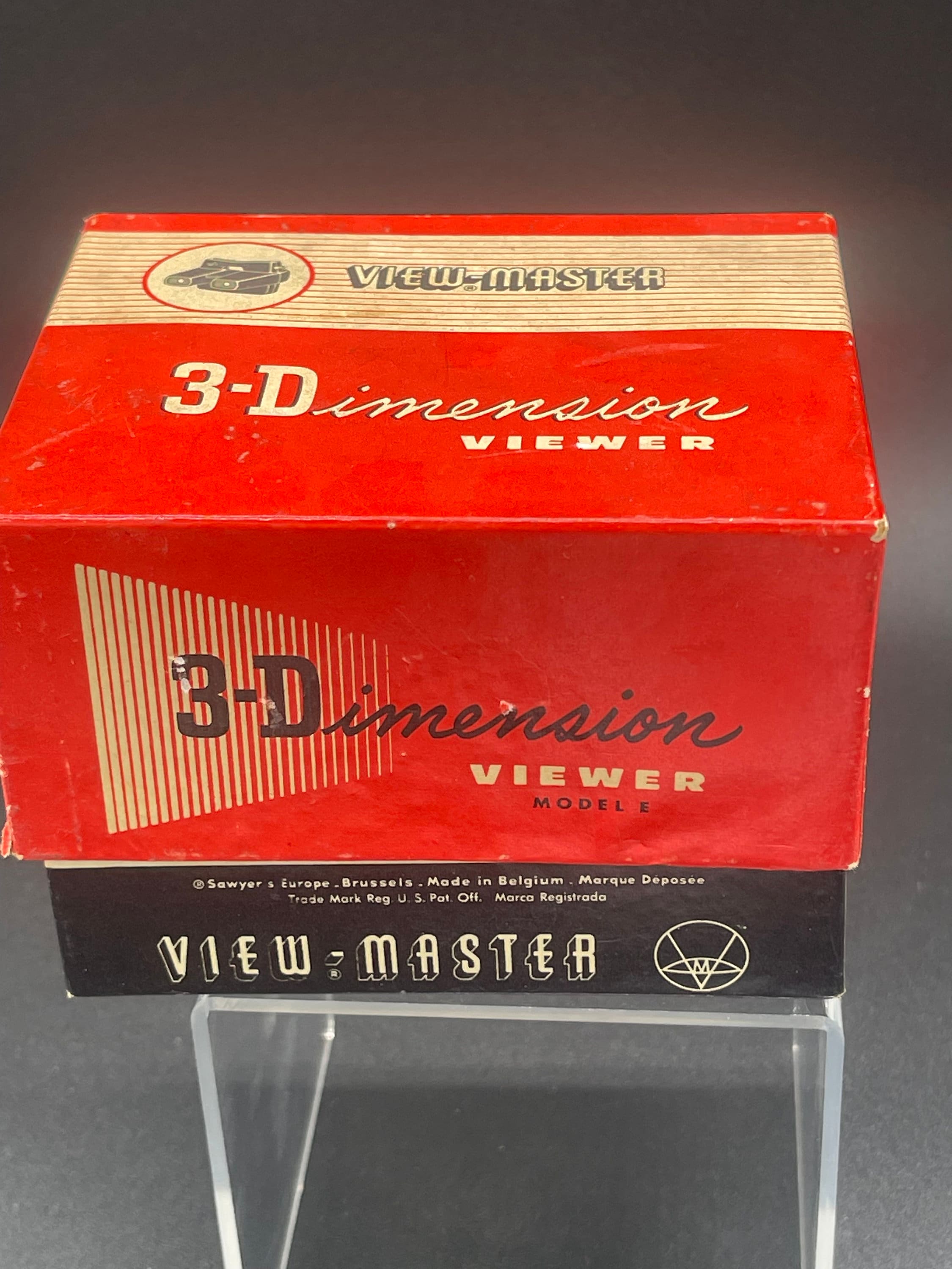 Vintage 3D View-master Model E. Original Boxed Condition With ...