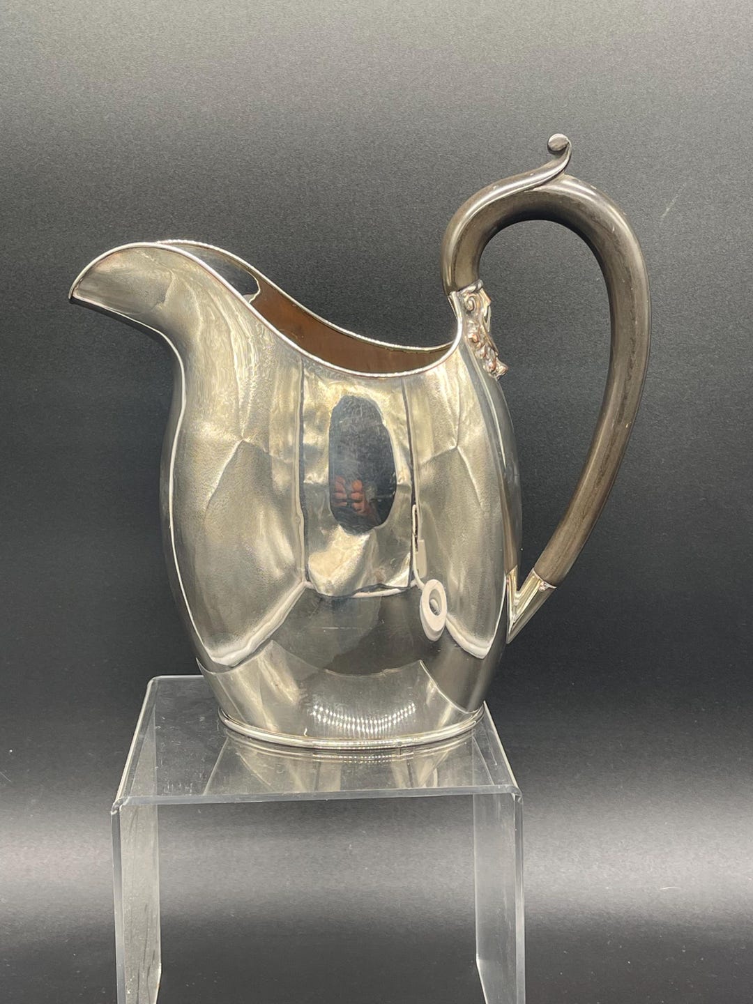 Elegant Barker Ellis Silver Plated Water Pitcher. Art Deco Design. 1930 ...