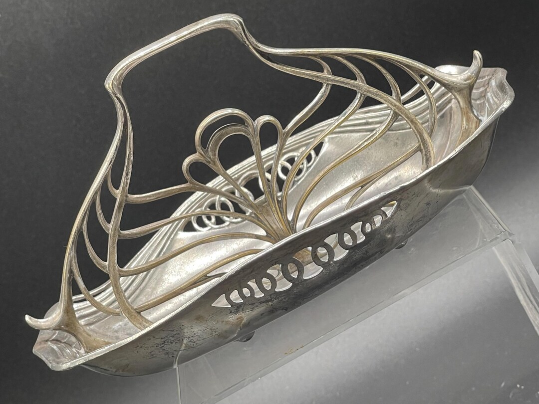 Argentor Art Nouveau Silver Plated Bowl, Austrian Jugendstil ...