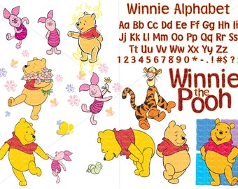 Winnie the Pooh Font - Etsy