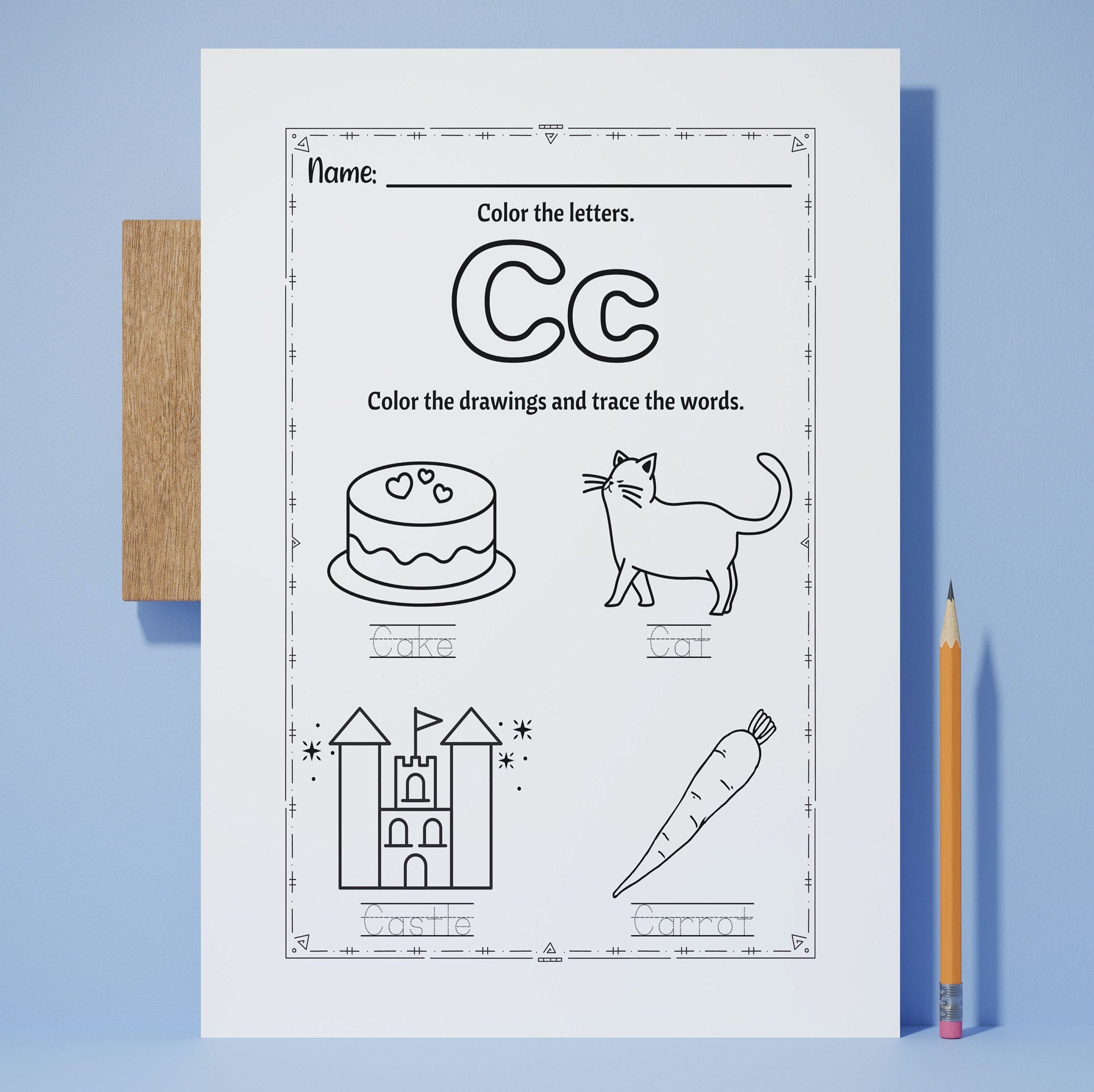 26 Alphabet, Coloring Pages, Preschool, Coloring Page, Learning ...