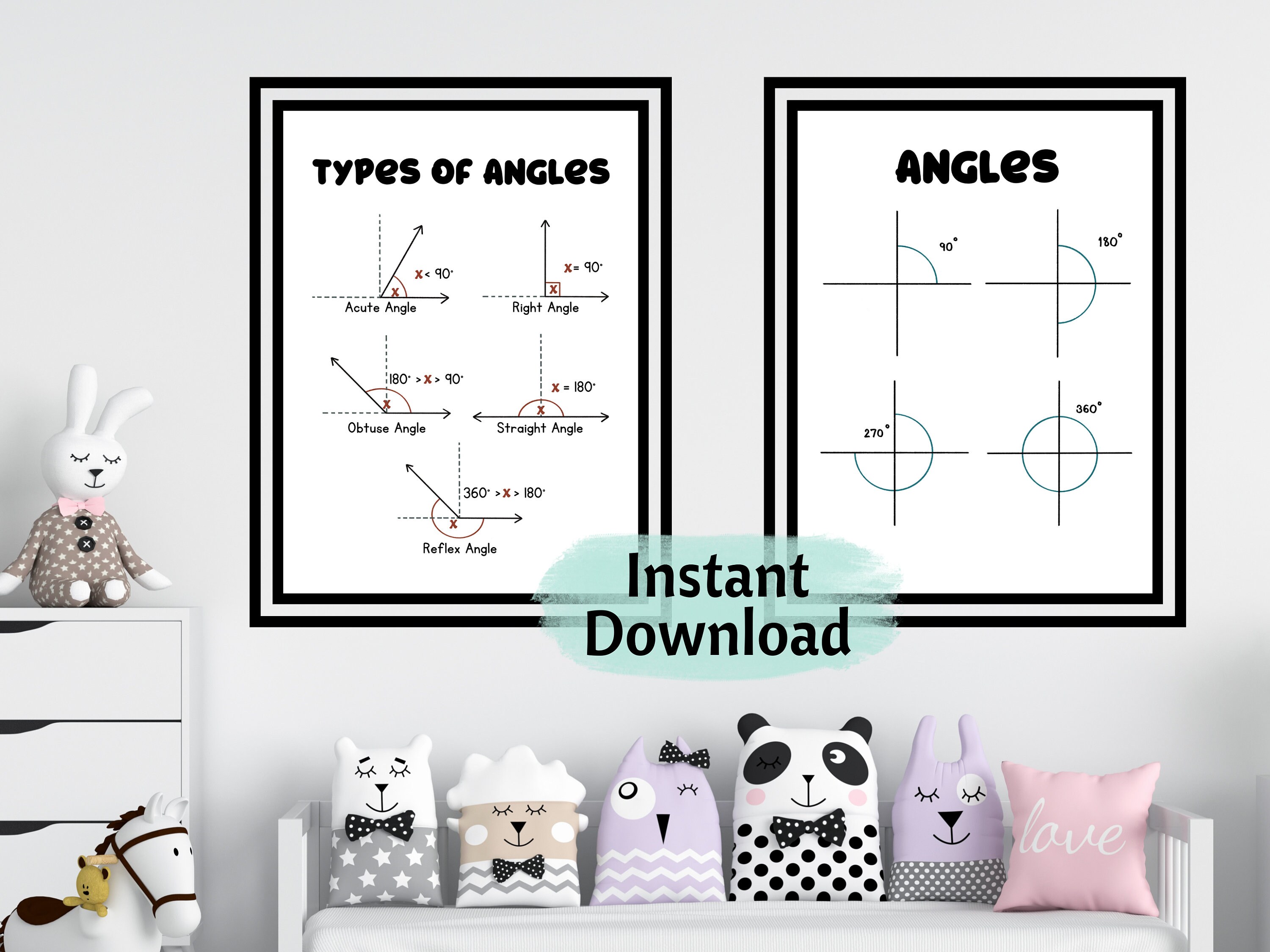 Types Of Angles For Kids