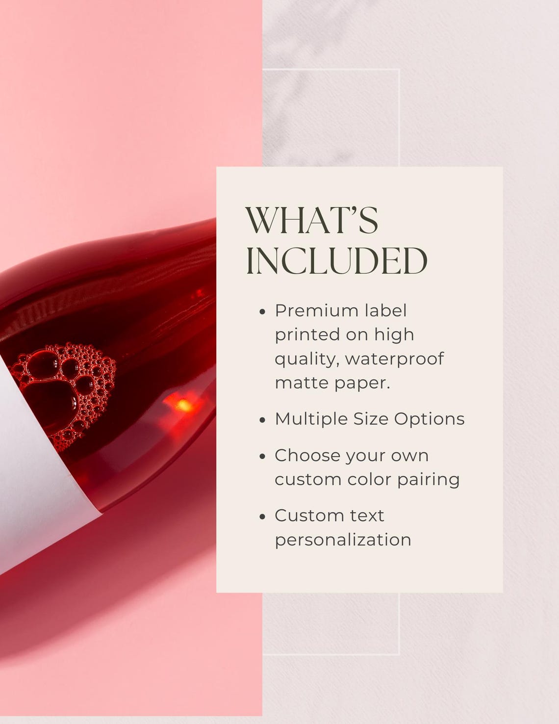 Custom Wine Label for Wedding Must Haves for Bride Getting Ready Drinks ...