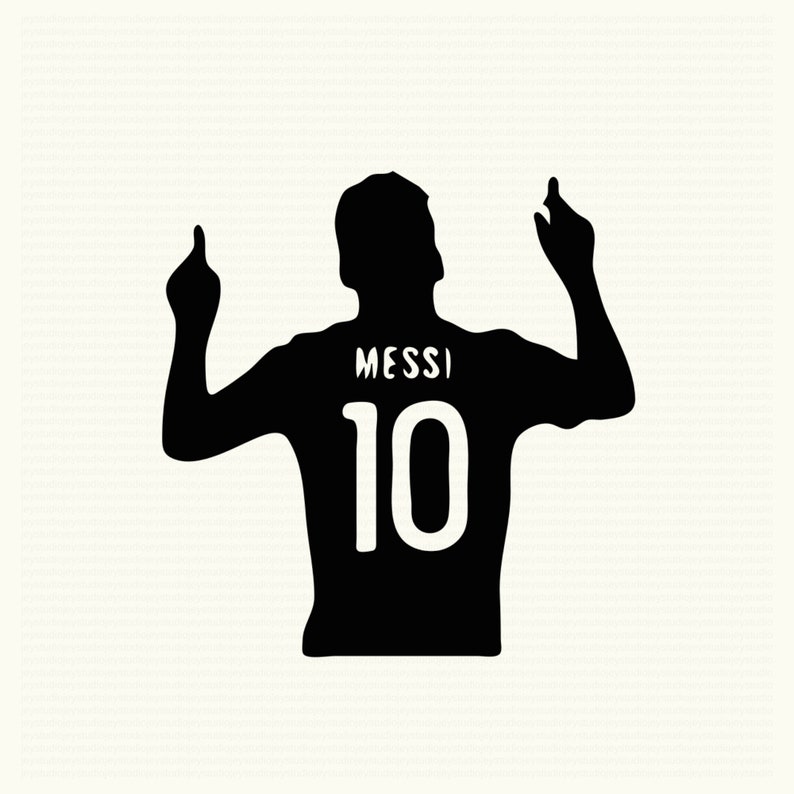 Messi Svg Leo Messi Futbolista Diseño de camiseta - Etsy México