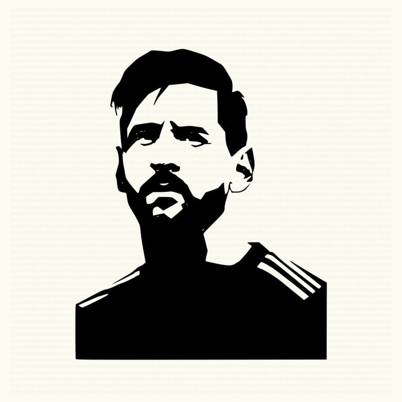 Messi Svg Leo Messi Footballer Tshirt Design Digital Design Svg Dxf Eps ...