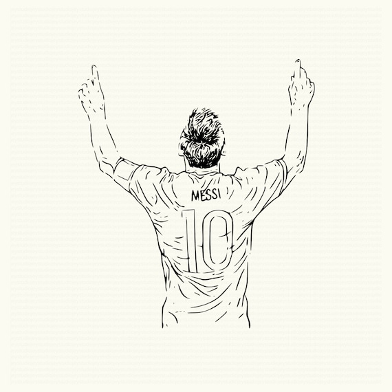 Messi Drawing Easy