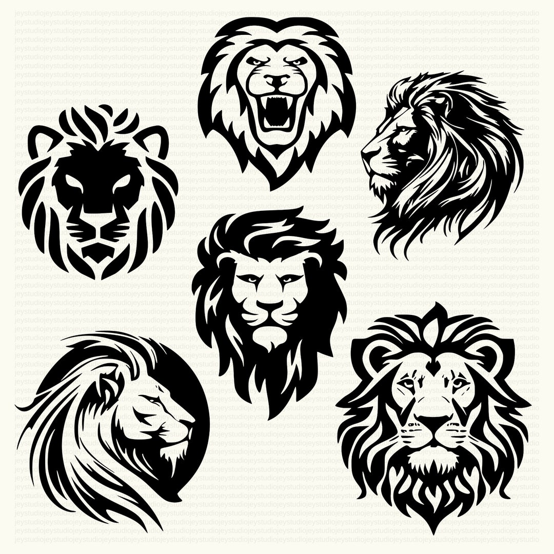 Lion SVG Lion Face SVG Lion Svg File for Cricut Lion - Etsy Australia