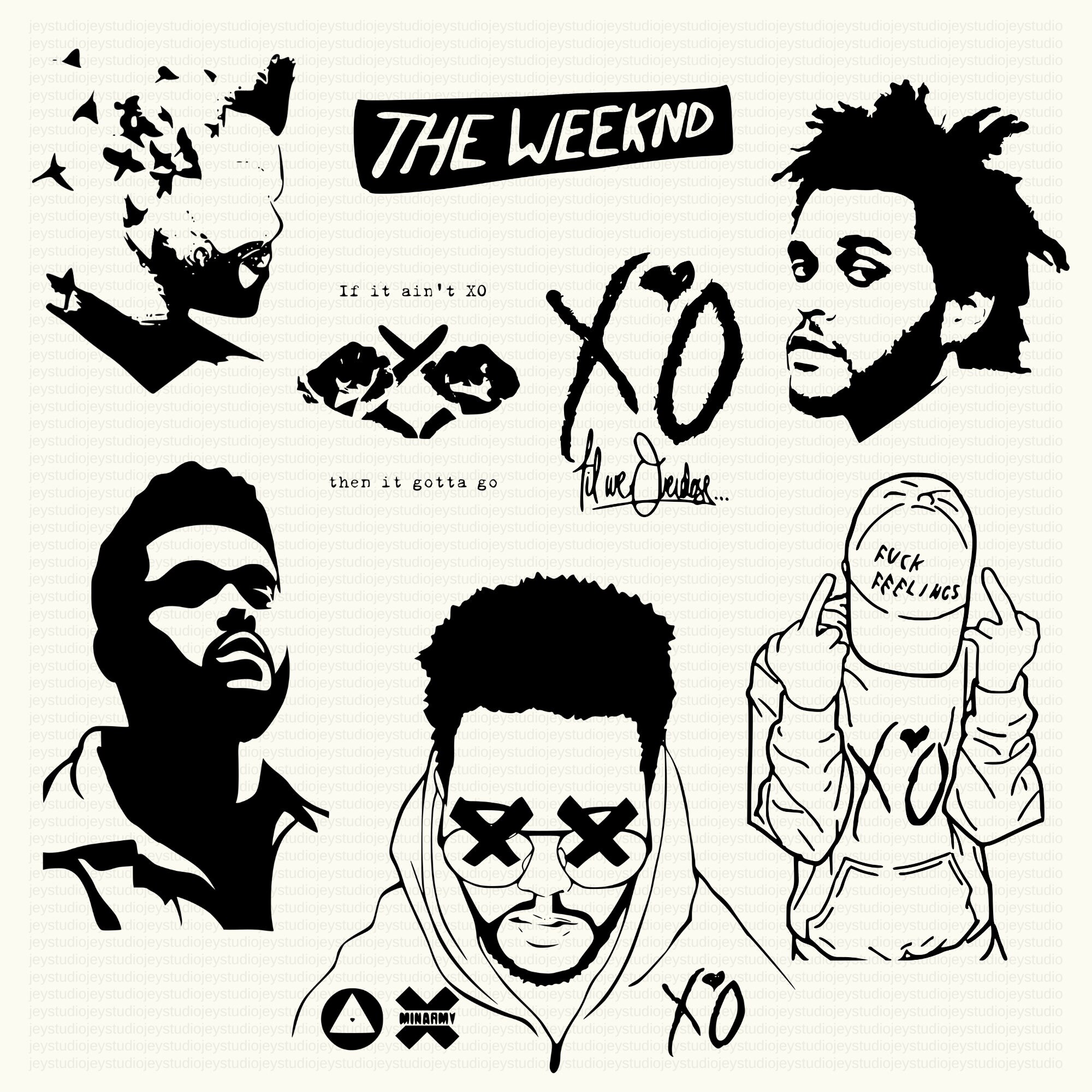 The Weeknd SVG XO Hip Hop/Rap Musik SVG SVG-Dateien für - Etsy Schweiz