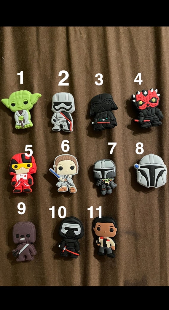 Star Wars Character Croc Charms - Etsy