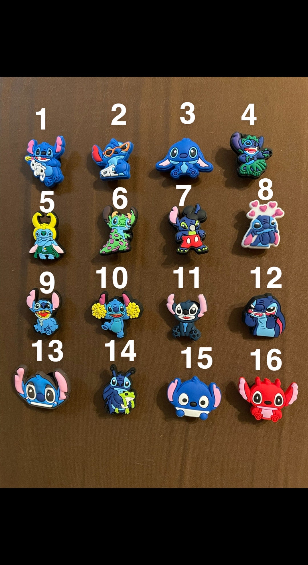 Stitch Croc Charms - Etsy