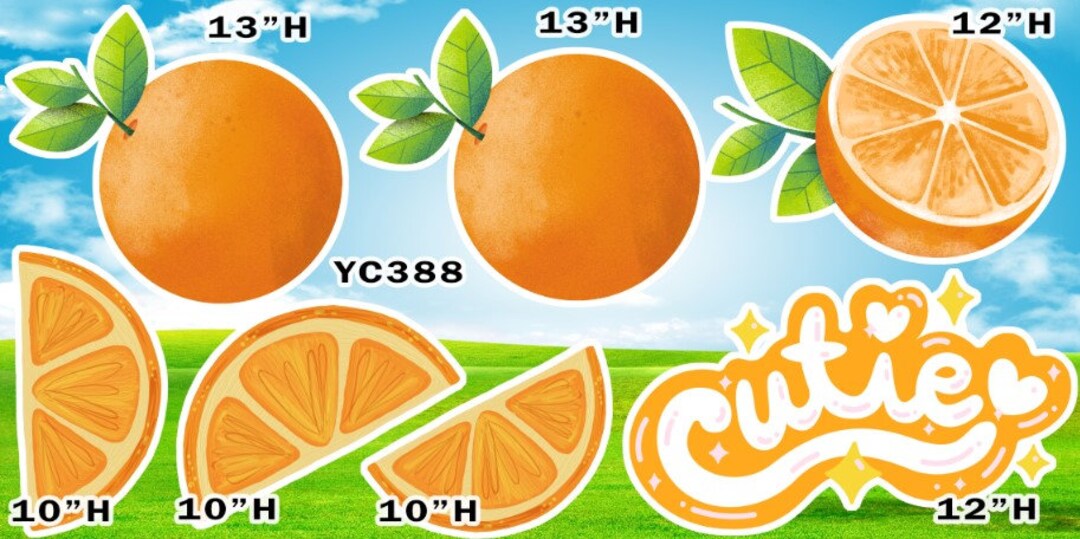 Oranges Cutie Citrus Fruit Party Props Decorations Backdrops - Etsy