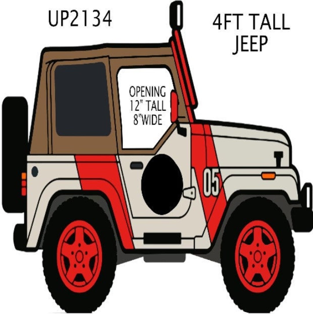 JEEP 4ft Tall Party Props Decorations Backdrops Cutouts Signs - Etsy