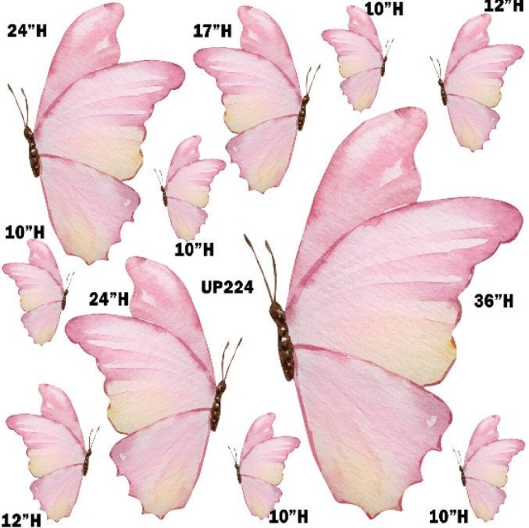 Butterflies Coroplast Party Props Decorationsbackdrops Cutouts - Etsy