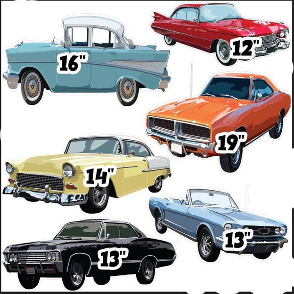 Classic Car Centerpieces - Etsy