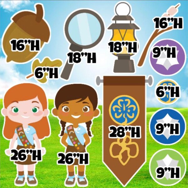 Girl Scout Photo Booth Props - Etsy