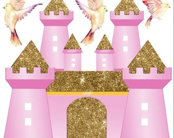 Princess Castle 4ft Coroplast Cutouts Props Party Decorations No Stands ...