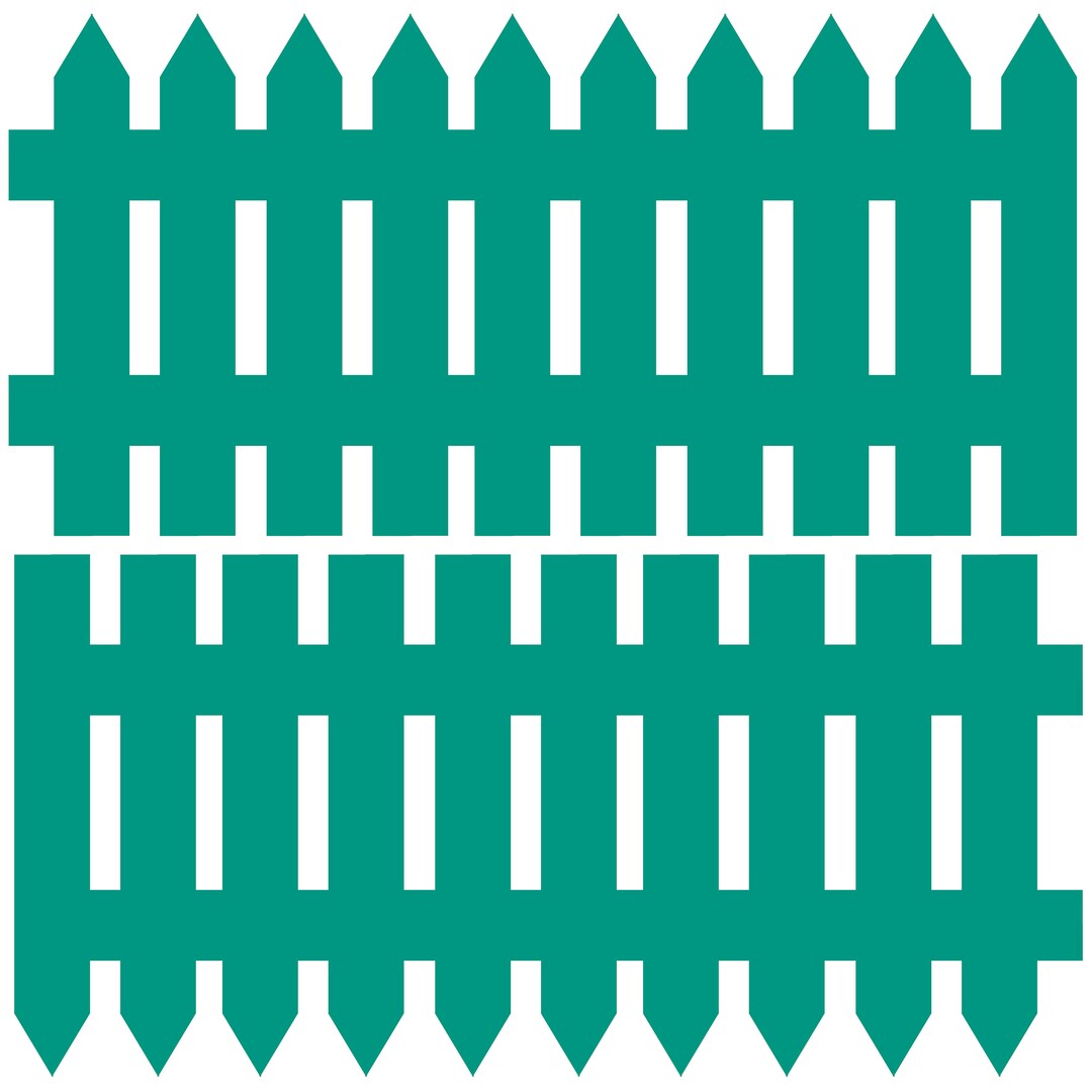 GREEN FENCE Backdrop Party Props Decorations Cutouts Coroplast Signs ...