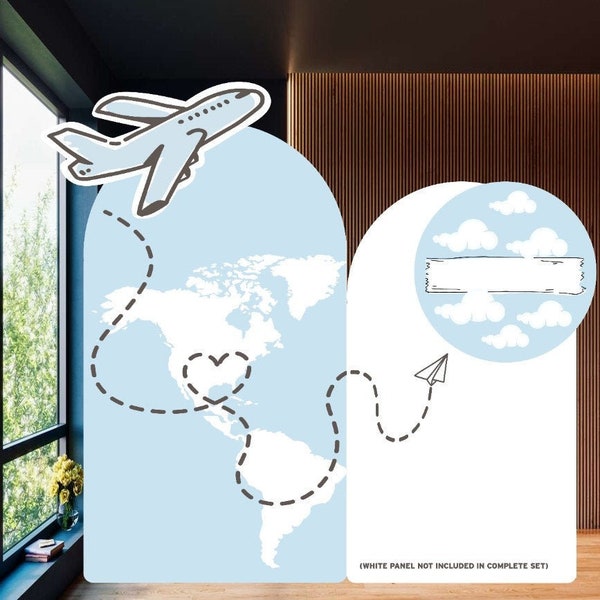 World Map Backdrop - Etsy