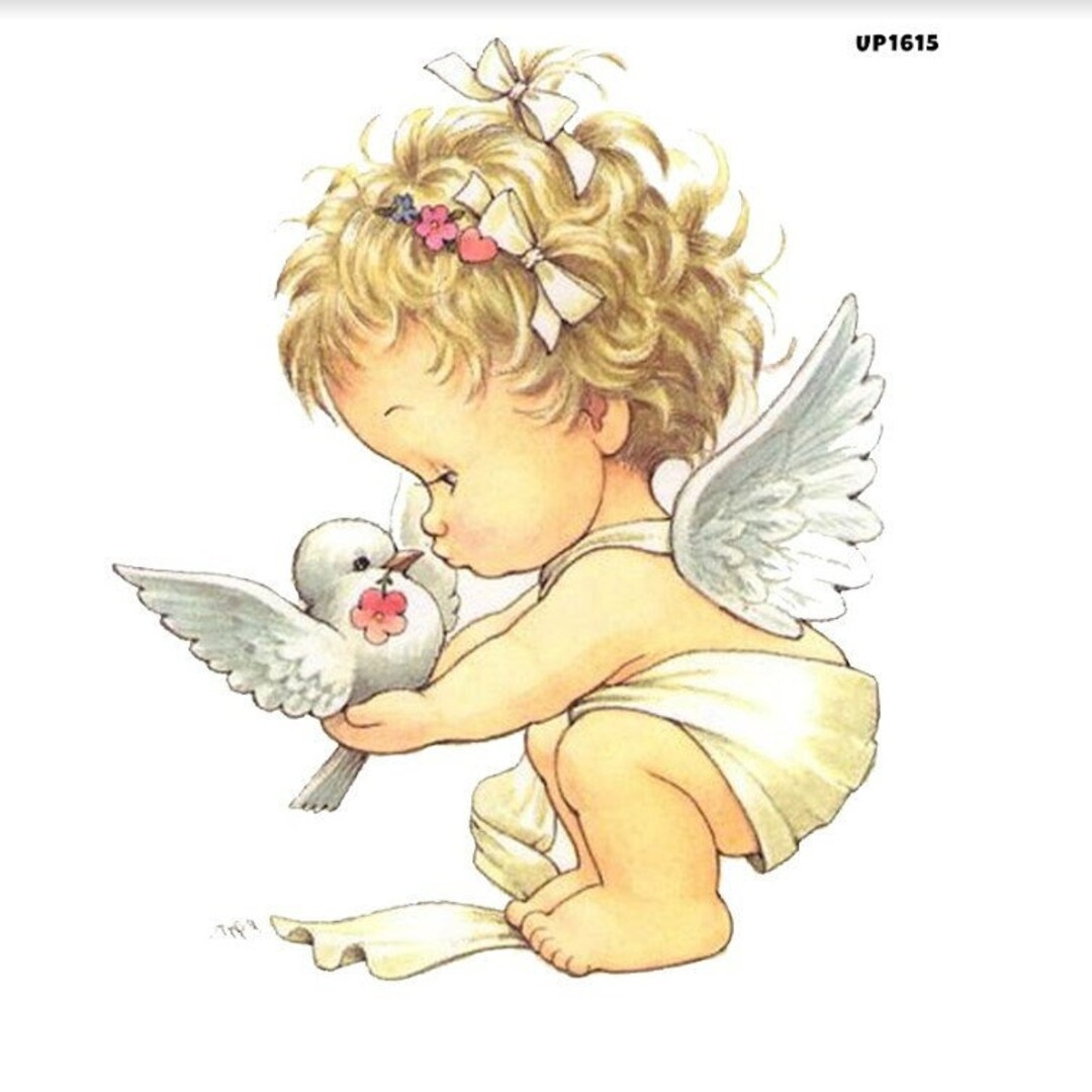 4FT ANGEL BABY CIRCLE Backdrops Coroplast Cutout Party Props ...