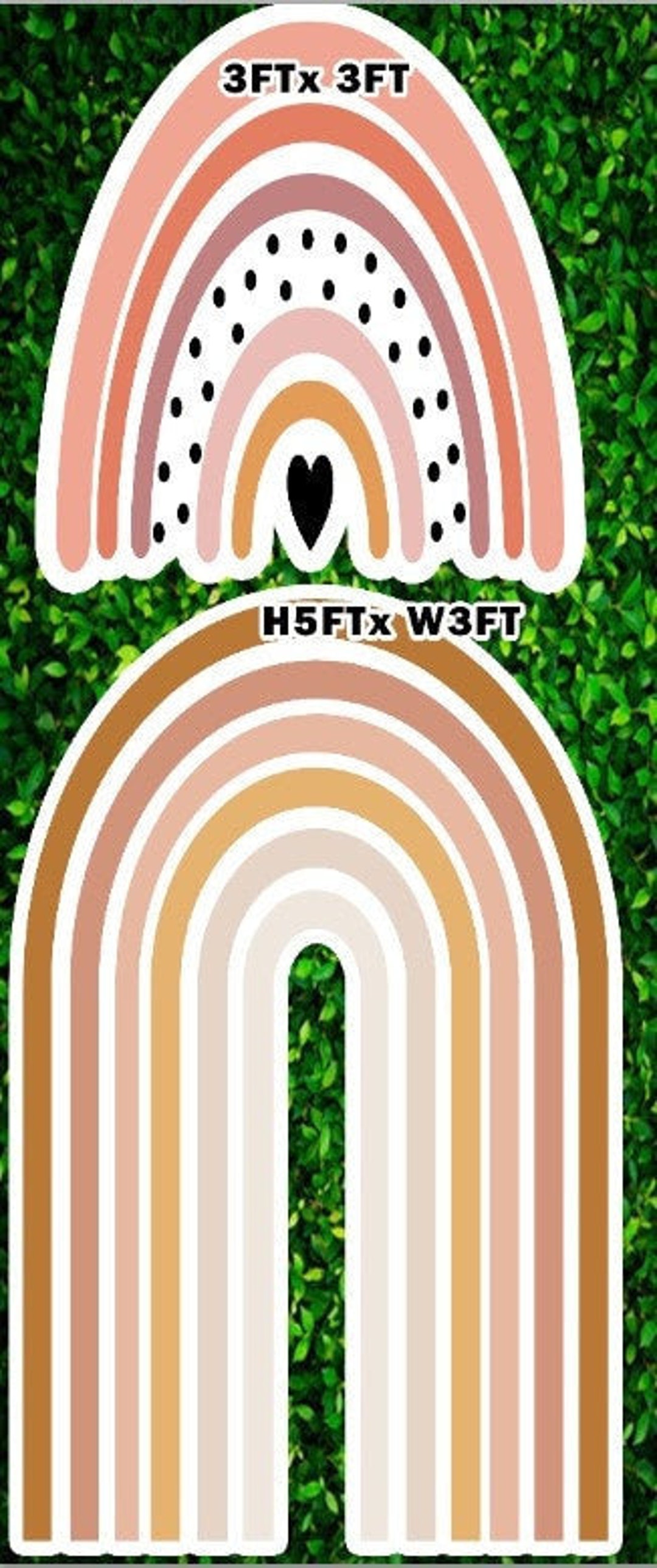 Boho Rainbow Coroplast Party Props Decorations Chiaras Backdrops ...