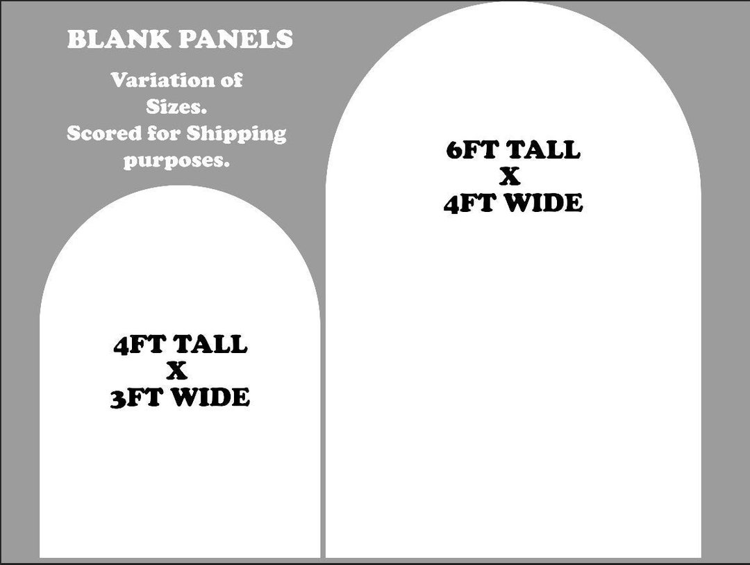 Blank Panels. Coroplast Cutouts. Party Props. Backgrounds. Backdrops ...