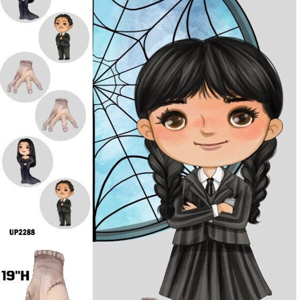 Wednesday Addams Cutout - Etsy