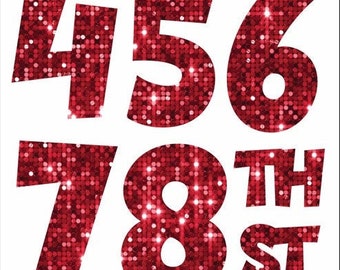 Individual Numbers - Etsy