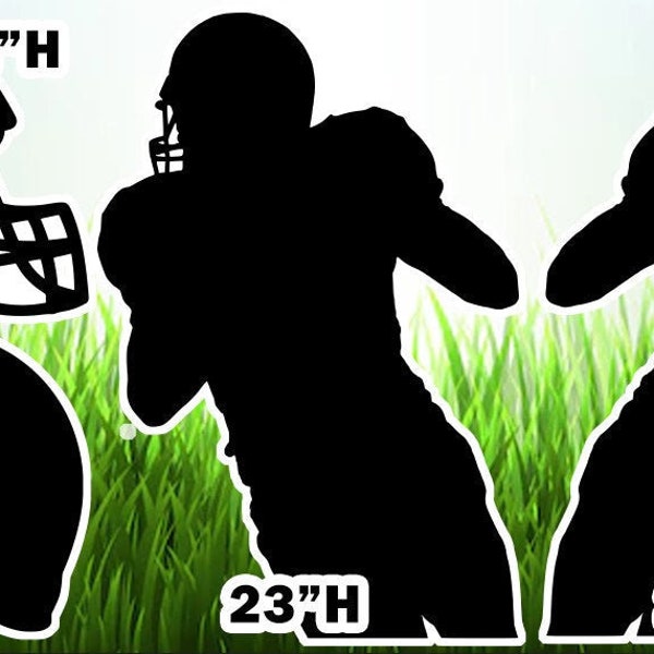 Football Cardboard Cutouts - Etsy