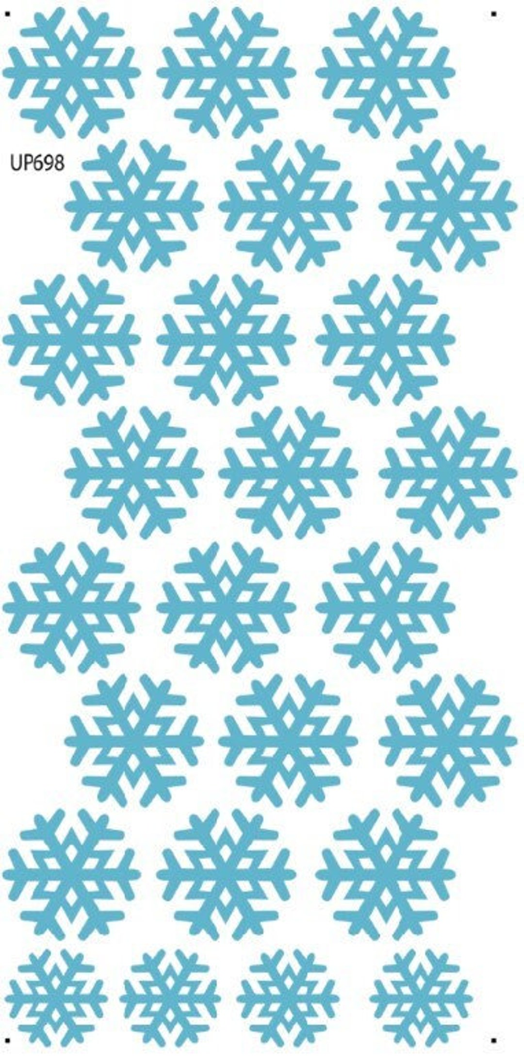 SNOWFLAKES Party Props Decorations Backdrops Cutouts Signs Decor Table ...