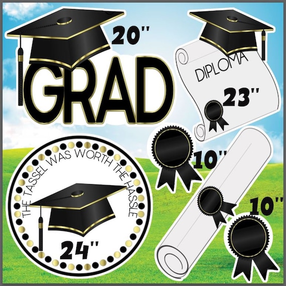 GRADUATION Cap Scroll Diploma Party Props Decorations - Etsy