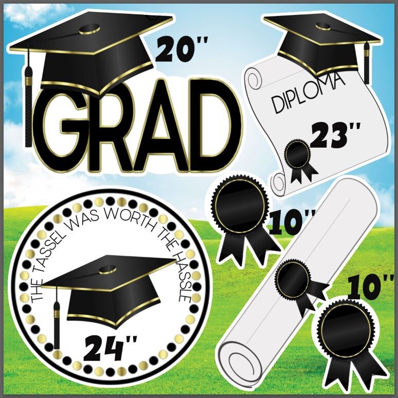 GRADUATION Cap Scroll Diploma Party Props Decorations - Etsy