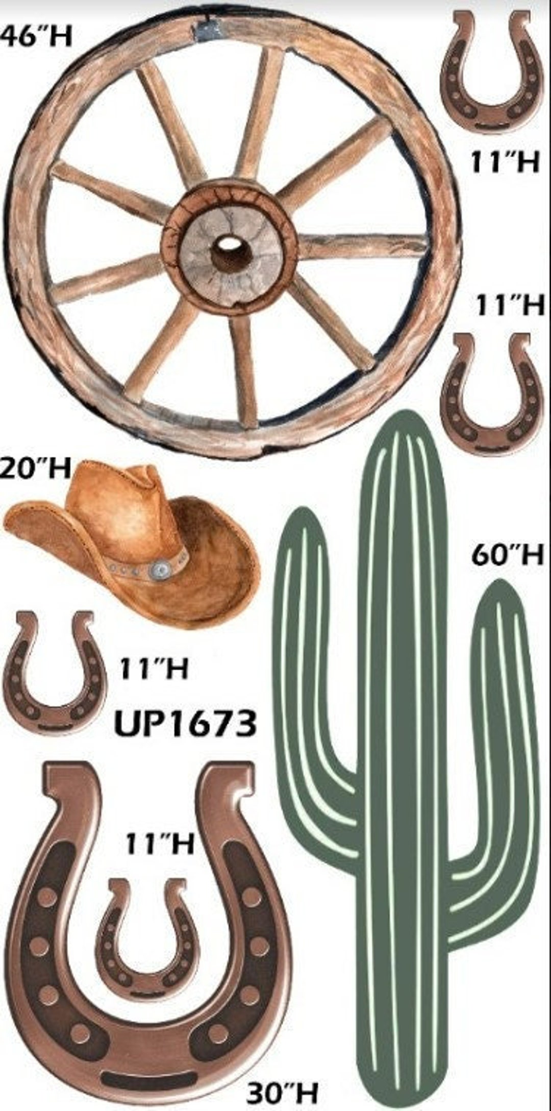 Western Props Decorations Backdrops Cutouts Signs Table Centerpieces ...