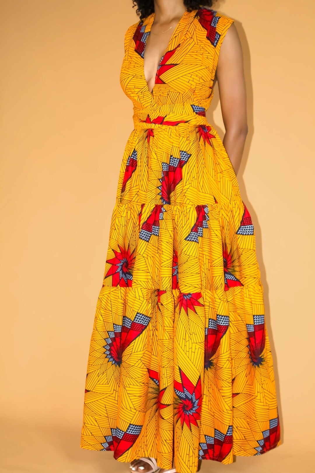 Kachi African Print Infinity Dress Umbrella Dress African - Etsy
