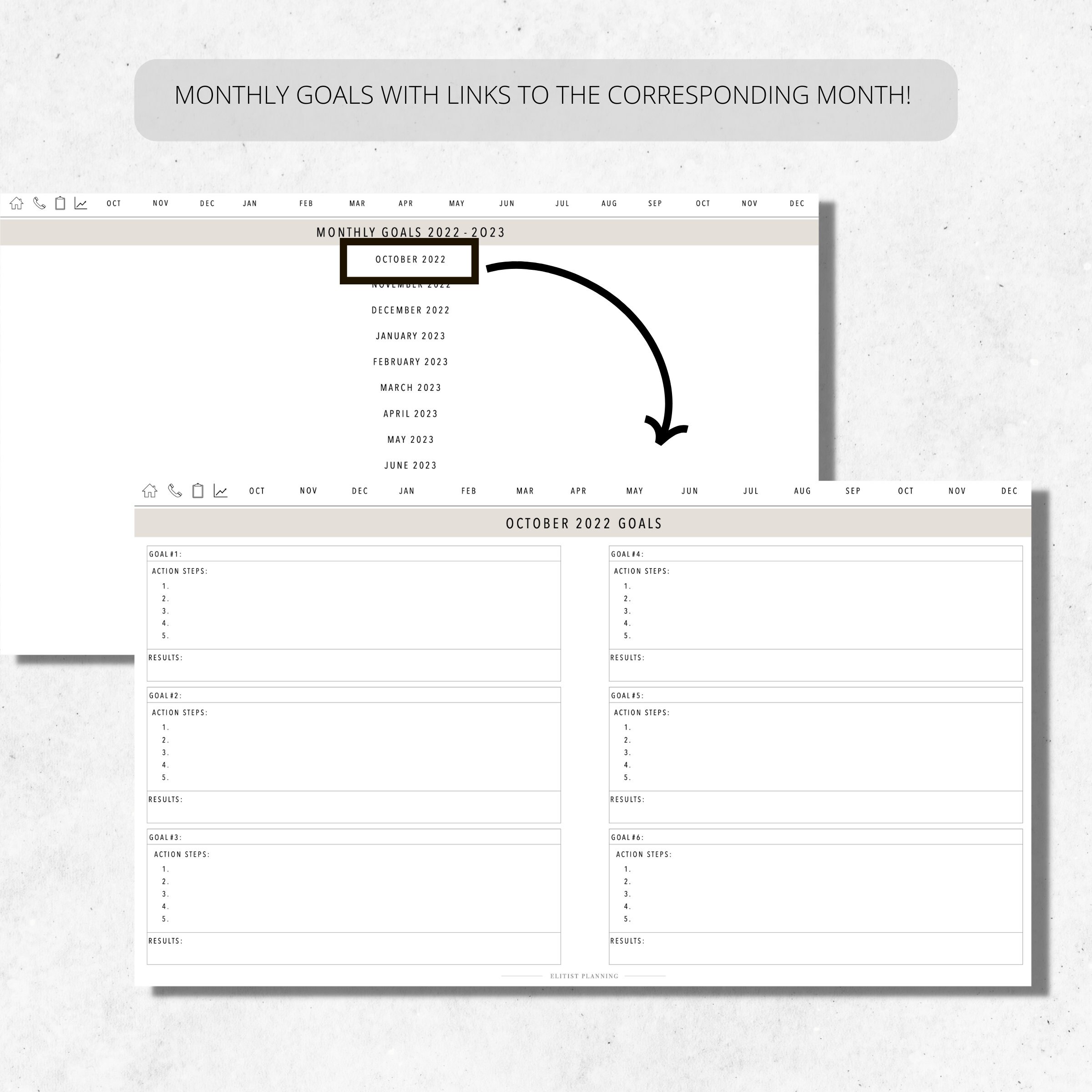15 Month Deluxe Daily Master Plan | Daily Agenda | |digital Planner ...