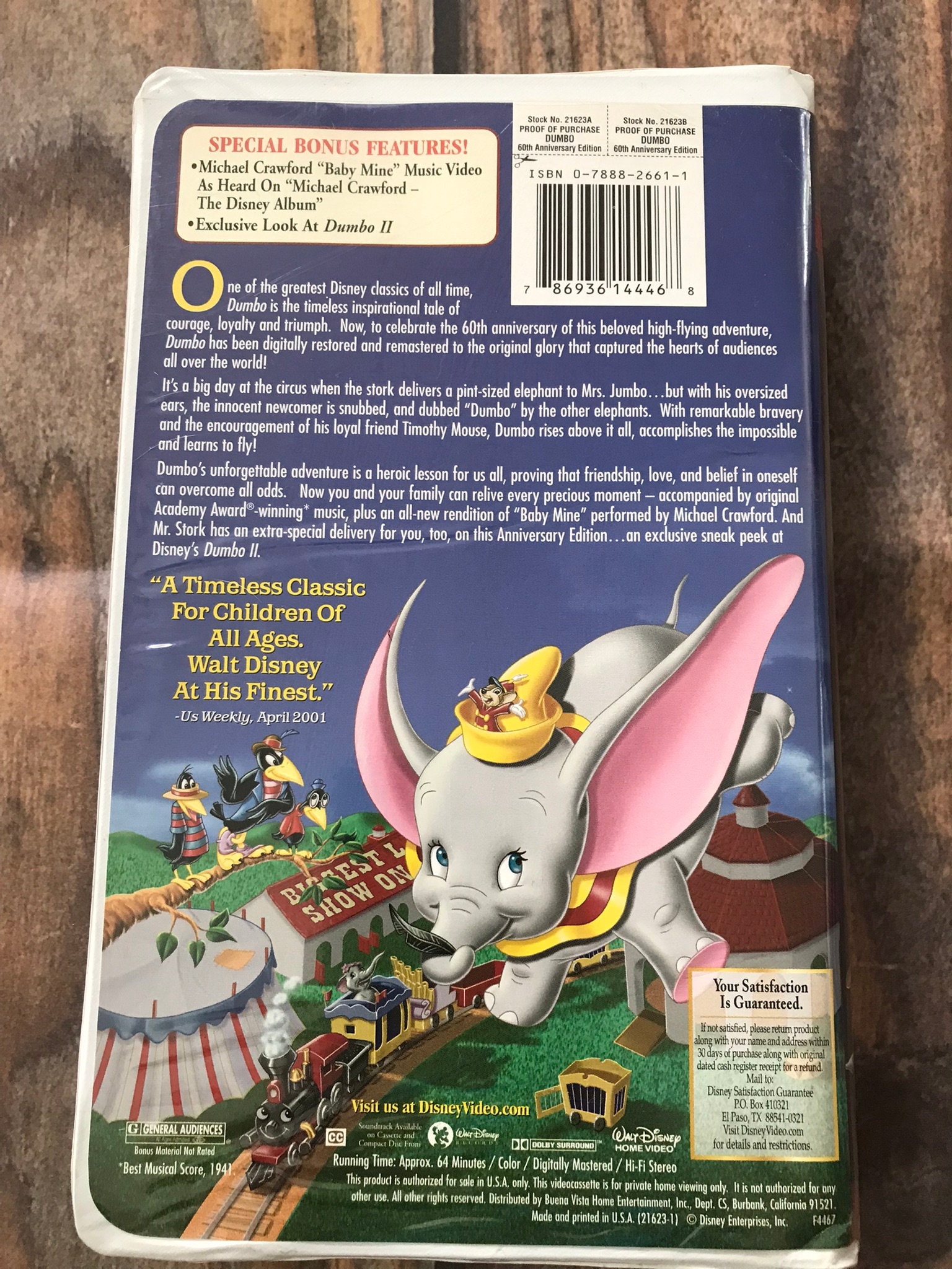 Dumbo Vhs 2001
