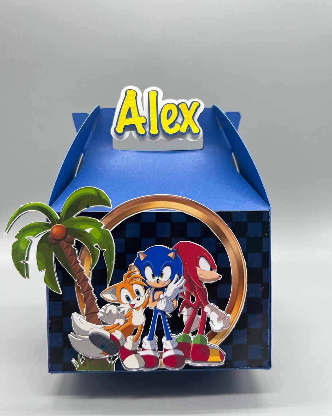 Sonic Party Favor Boxset of 6 Party Decorations - Etsy