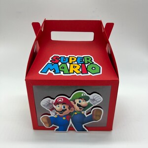 Mario Favor Boxes | Set of 6 | Coloring Sets | Party Favors ...