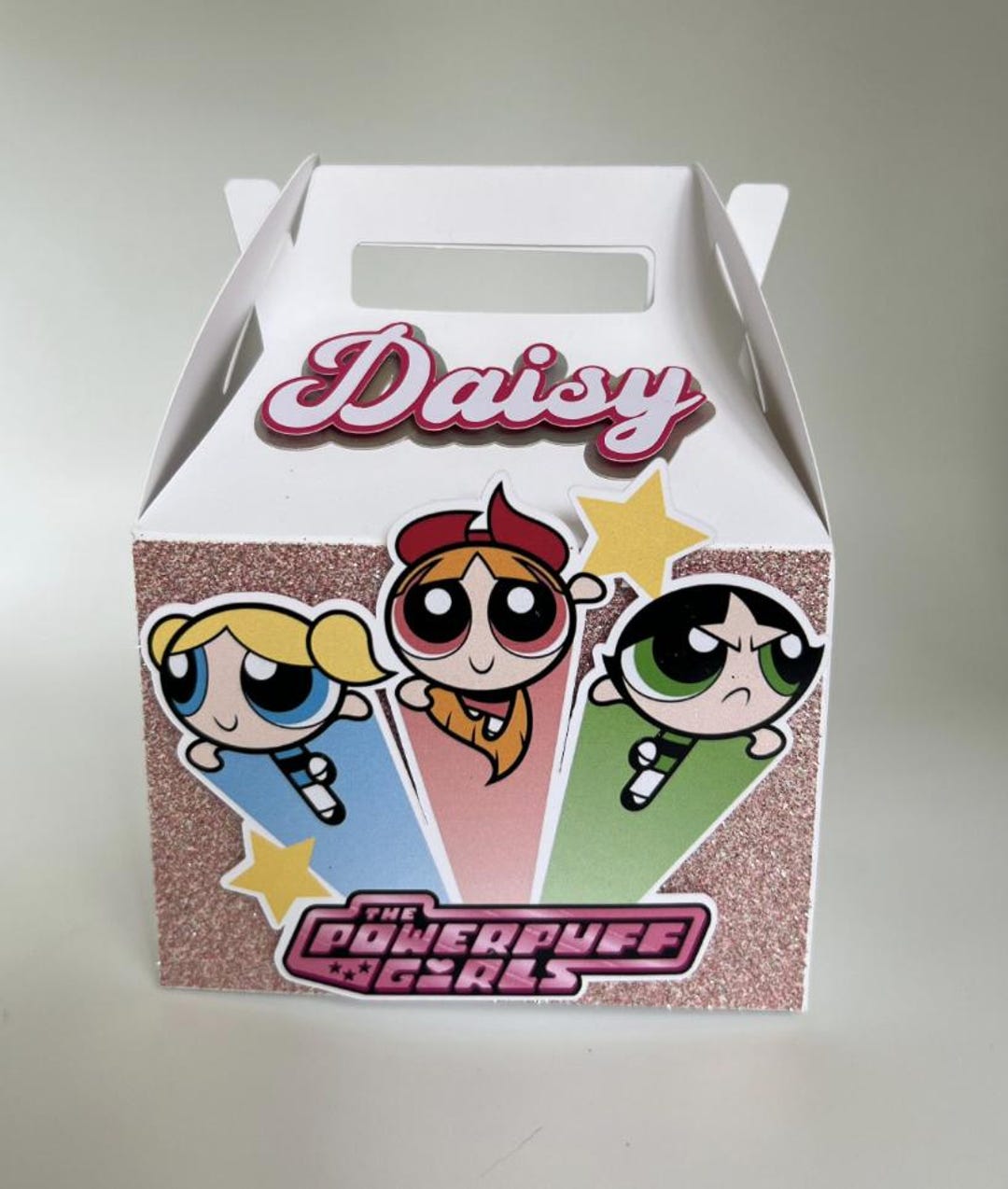 Power Puff Girls Favor Boxes | Gable Boxes | Set of 6 | Party ...