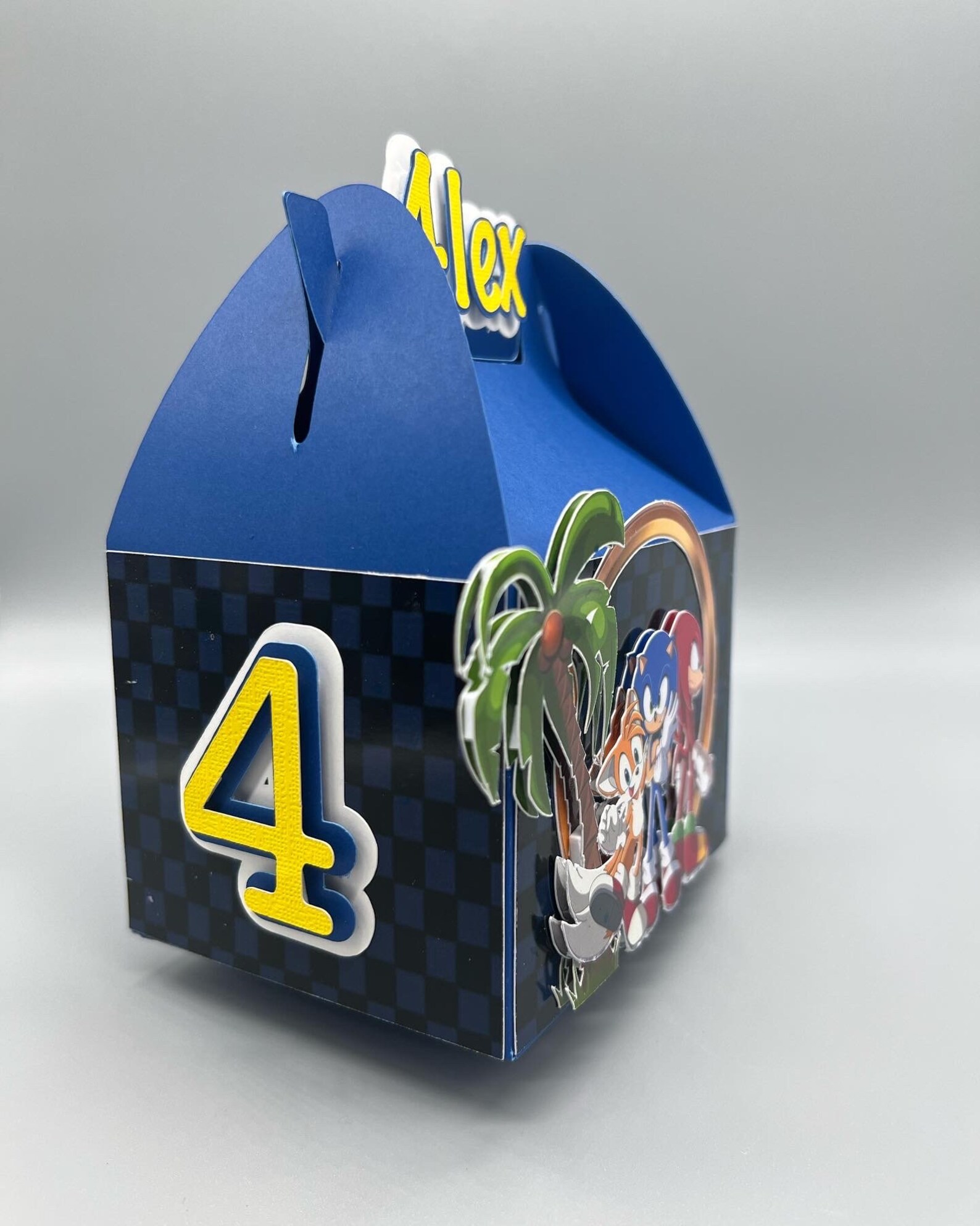 Sonic Party Favor Boxset of 6 Party Decorations - Etsy