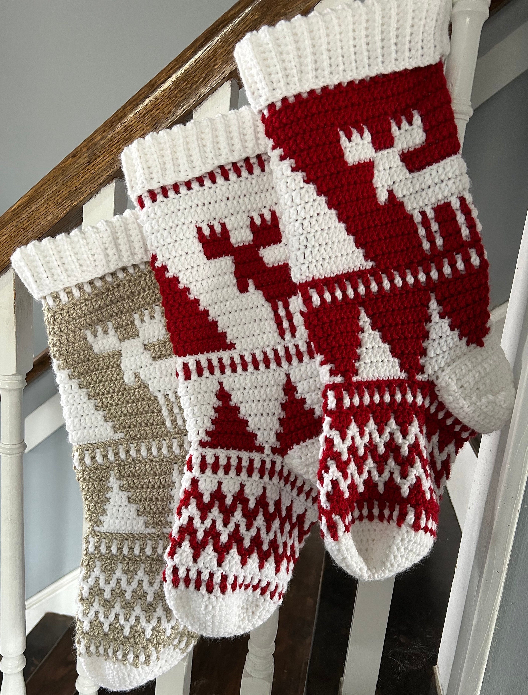 The Moose - Stocking- True North Series - Etsy
