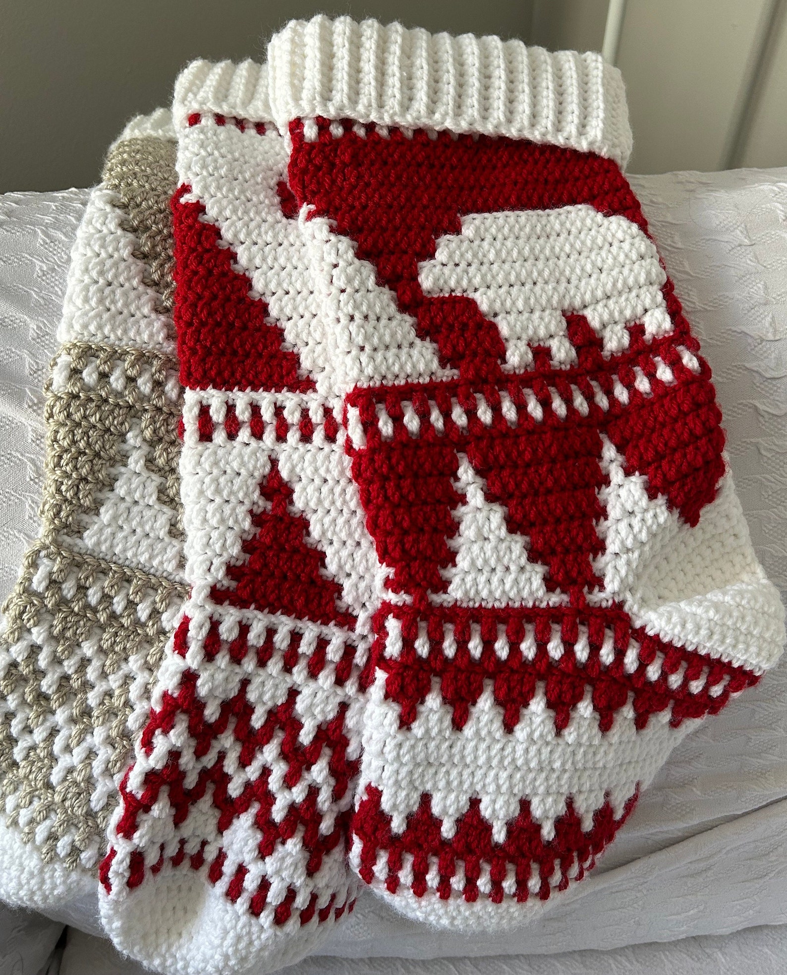 The Bear - Stocking - True North Series - Etsy