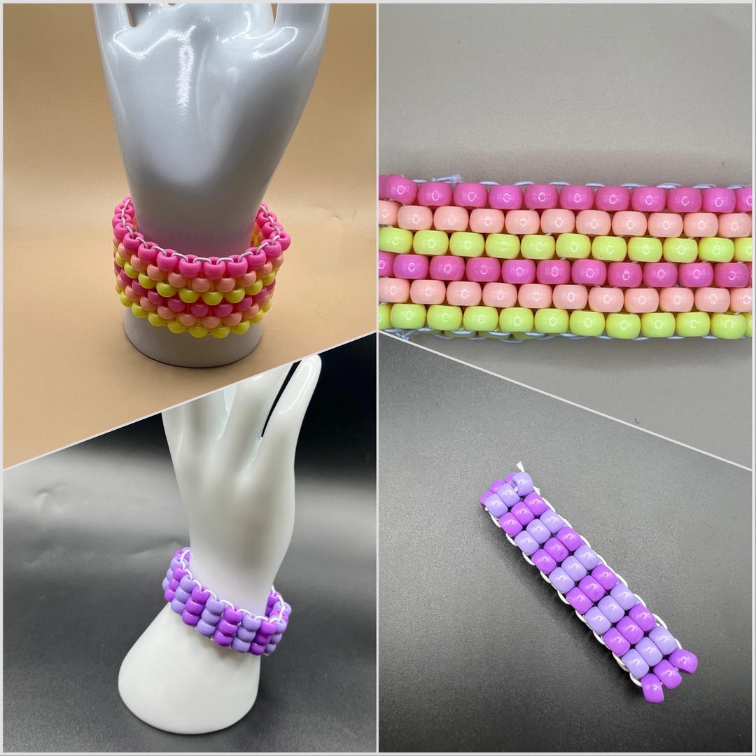Kandi Layers & Ladders Spring/easter Bracelet Cuffs - Etsy