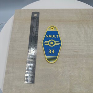Fallout-inspired Personalized Vault Tags and Keychains - Etsy