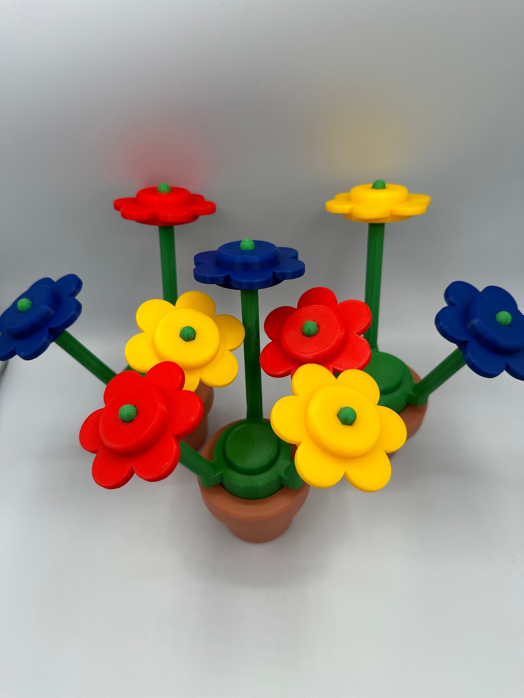 Builder Brick Block Flowers - Etsy